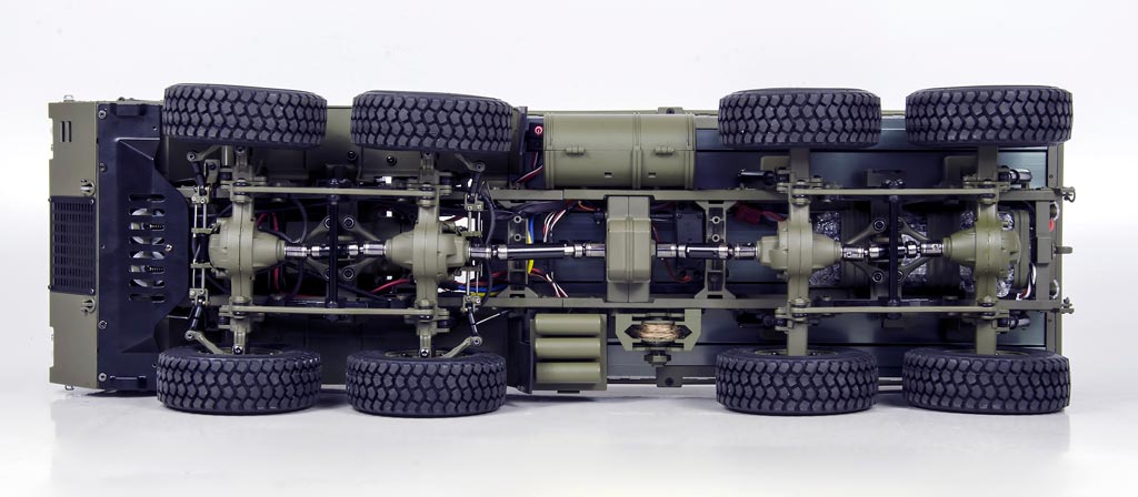 1/12 US Military Truck 8X8 Kit #HG-P801 Xe Quân Sự (Military Trucks)