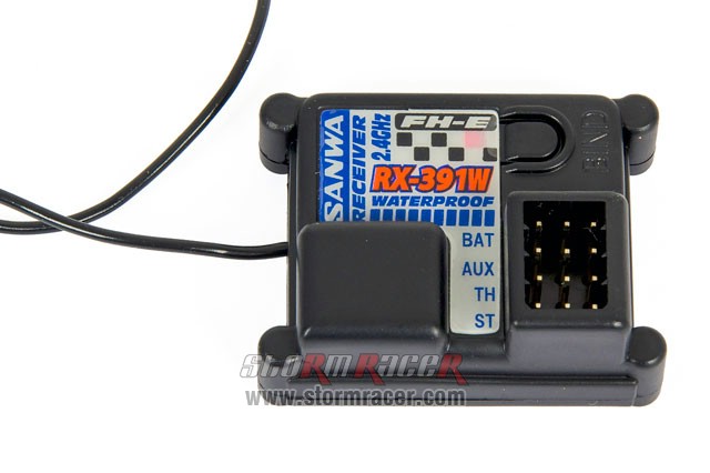 Receiver Sanwa 2.4G (3CH) RX-391W Con Thu Sóng (Receiver RX)